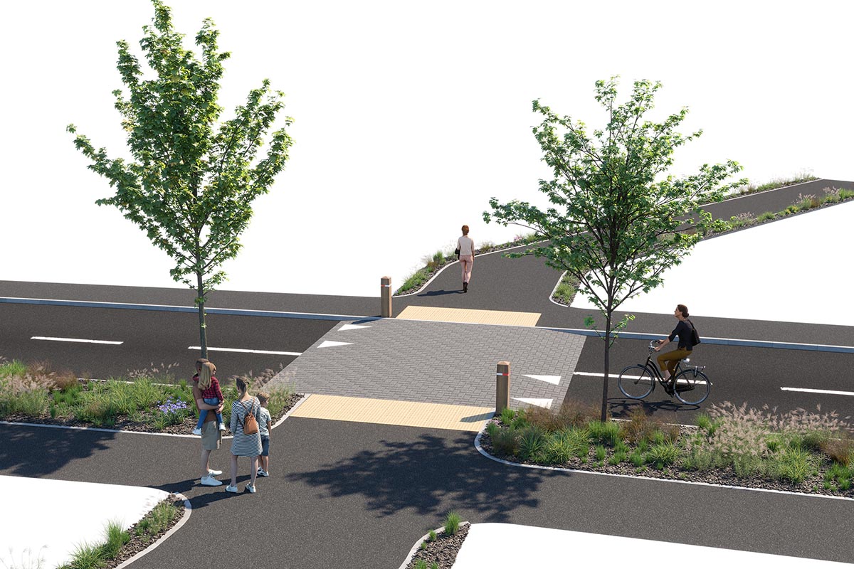 Suffolk Council – Design for Streets Diagrams – 1 – Infra CGI