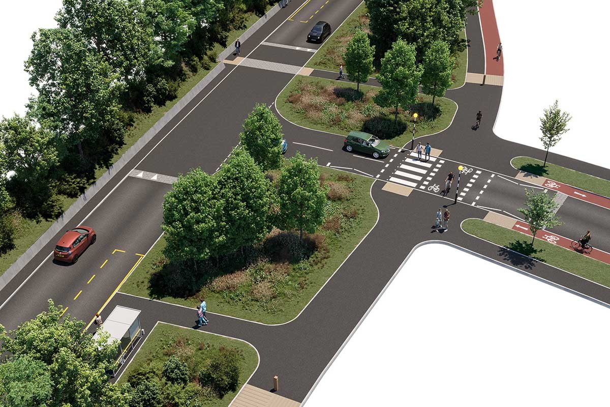 Suffolk Council – Design for Streets Diagrams – 2 – Infra CGI